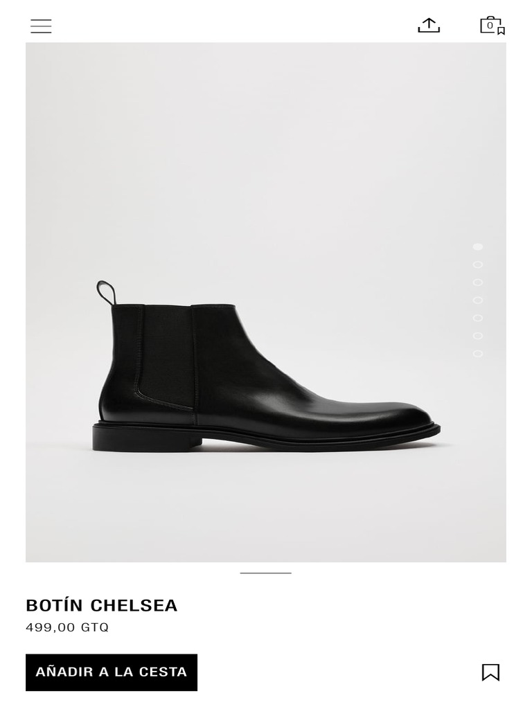 BOTÍN CHELSEA - Negro ZARA Guatemala | PDF