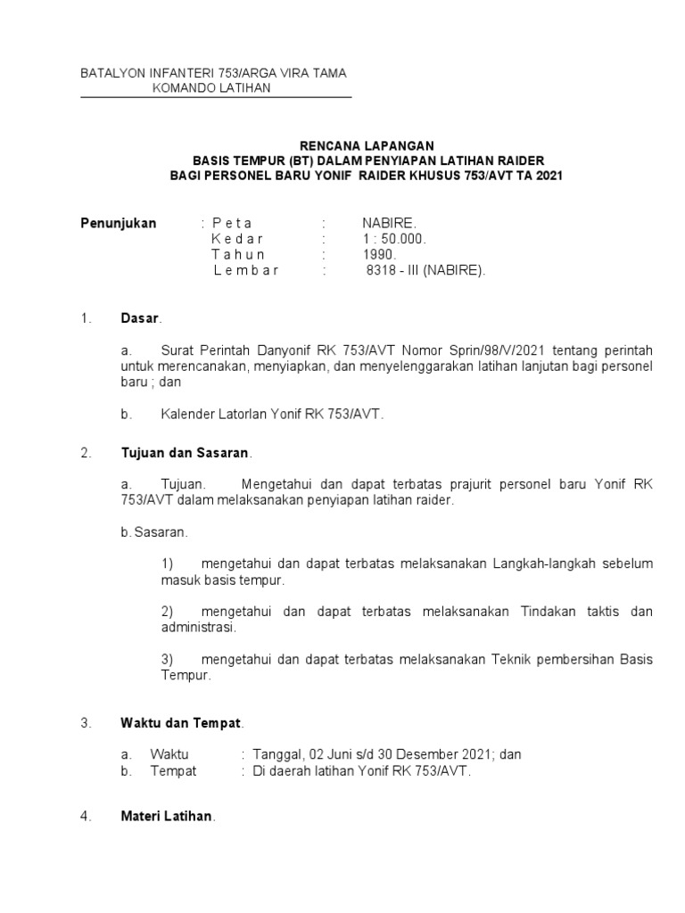 Renlap Basis Tempur | PDF