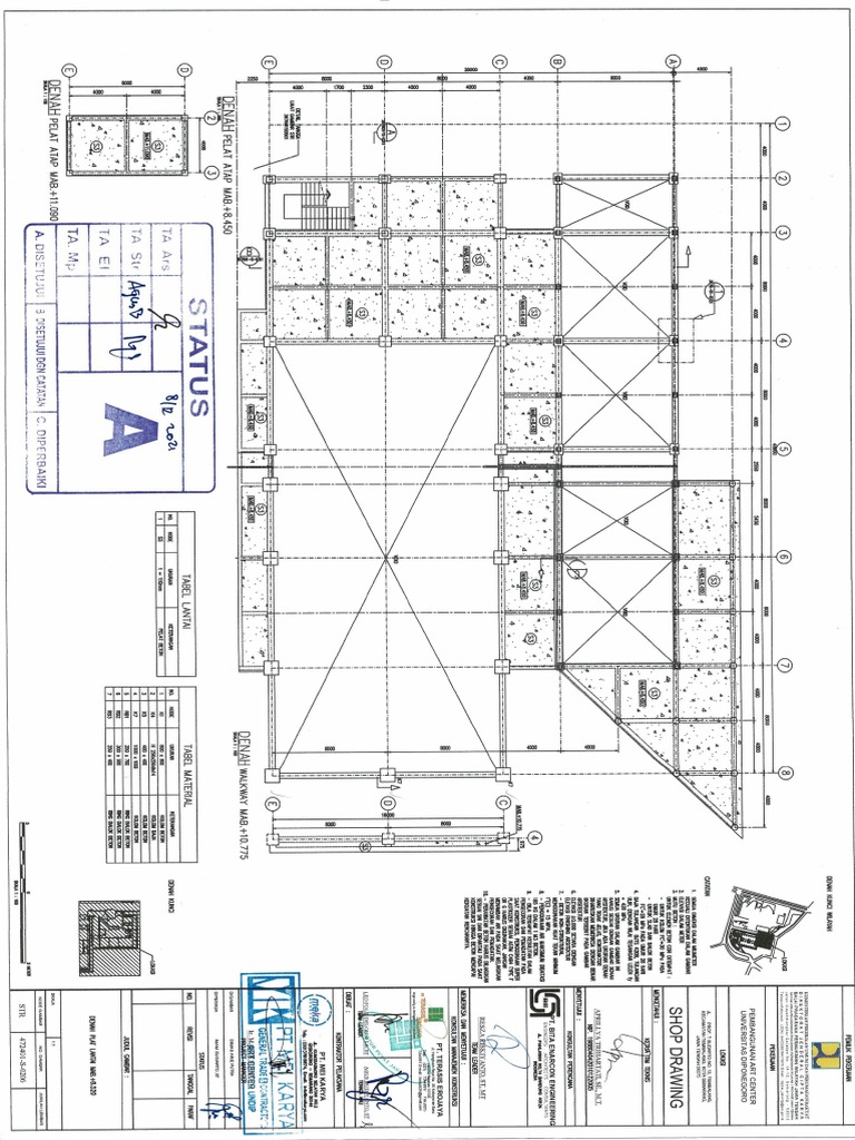 Shop Drawing Struktur Acc-1 | PDF