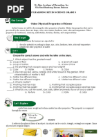 Grade 2 Properties of Materials Worksheet | PDF