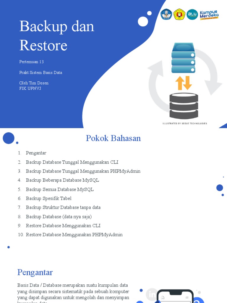 Backup dan Restore Database MySQL | PDF