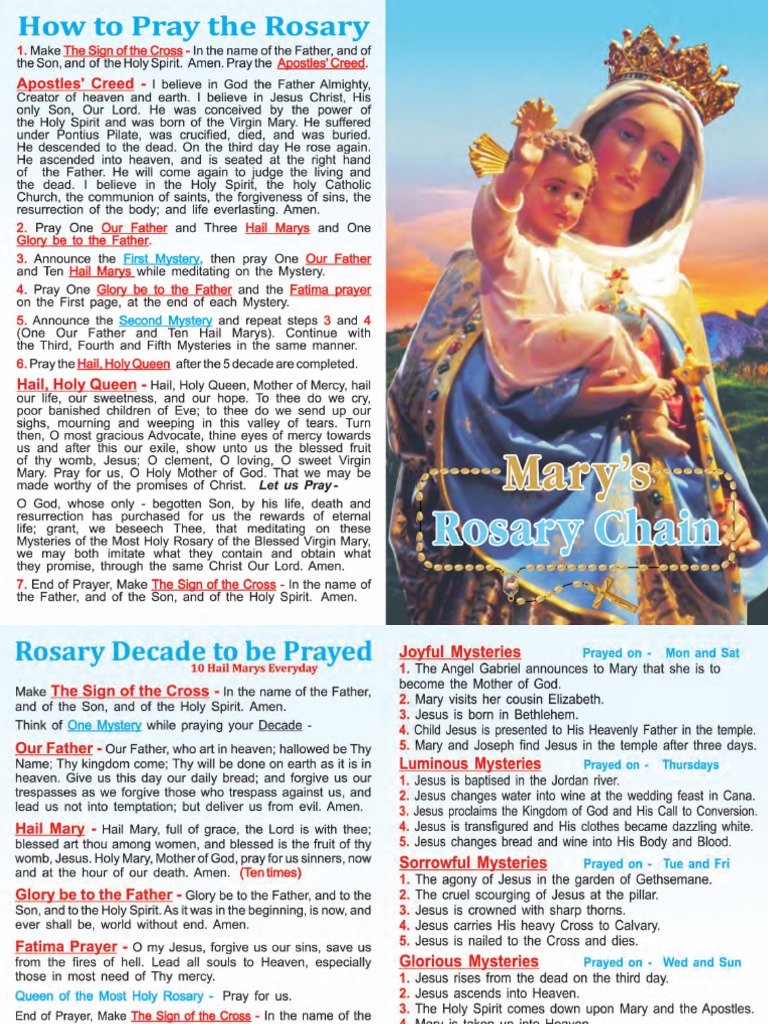Rosary Card | PDF