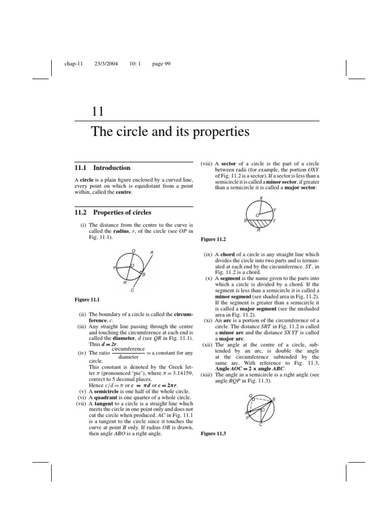 The Geometry of Circles: A Comprehensive Look at Circle Properties ...