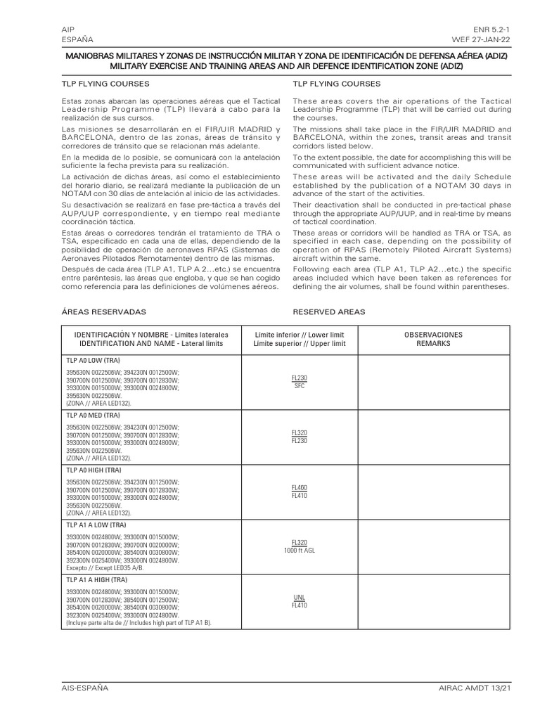 LE ENR 5 2 en | PDF | Transporte | Aeronave