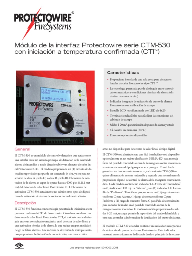 DS 9247 CTM 530 Interface Module Spanish | PDF | Diodo emisor de luz ...