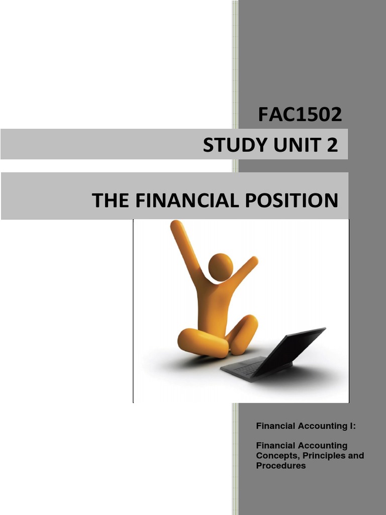 FAC1502 Study Unit 2 2021 | PDF | Debits And Credits | Balance Sheet