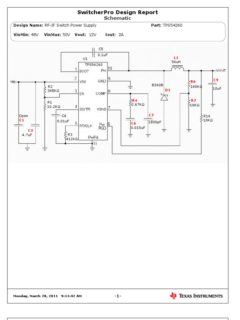 Design Report 48V 12V | PDF | Amplifier | Power Supply