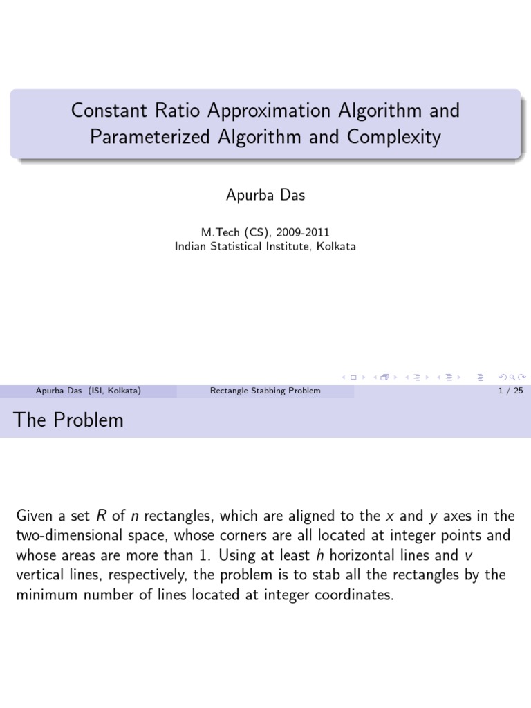Rectangle Stabbing | Download Free PDF | Linear Programming | Time Complexity