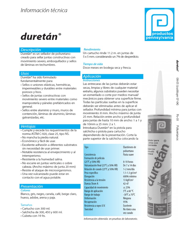 Duretan | PDF | Materiales | Química