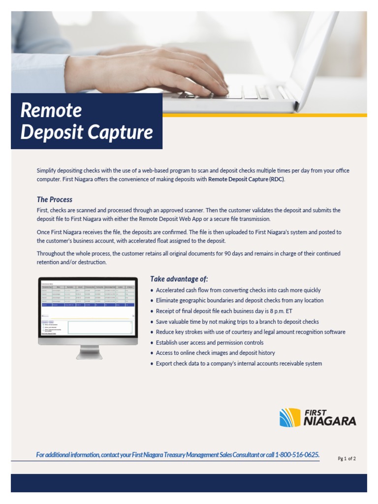 Remote Deposit Capture: The Process | PDF | Image Scanner | Computing