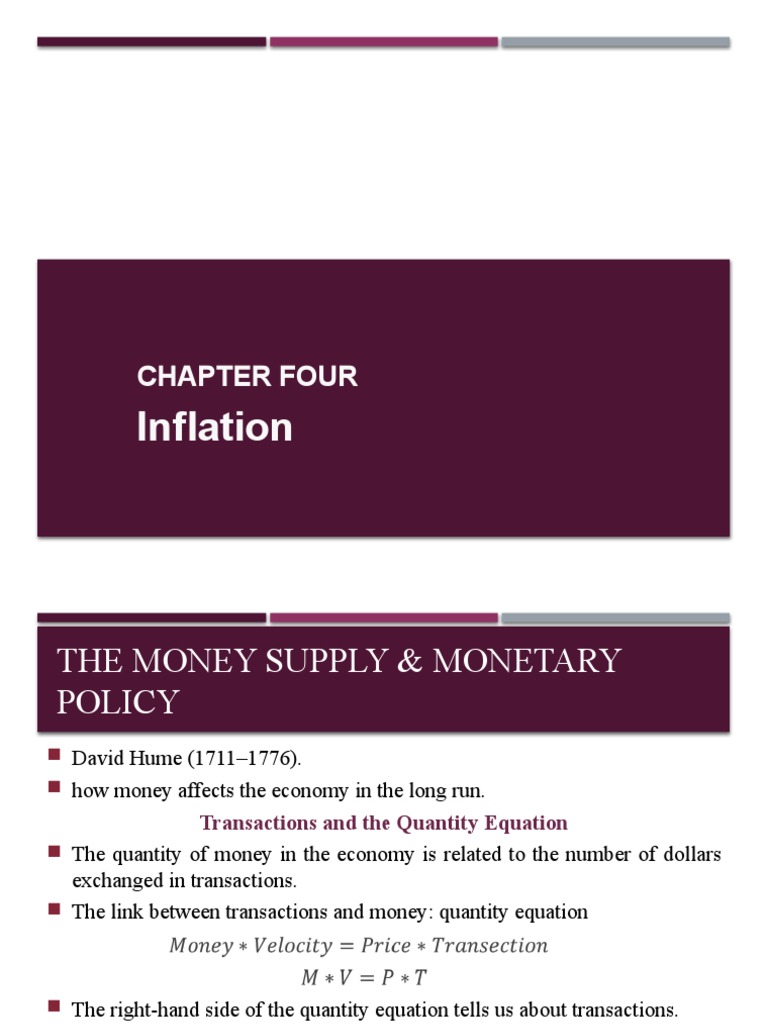Inflation | PDF | Inflation | Quantity Theory Of Money