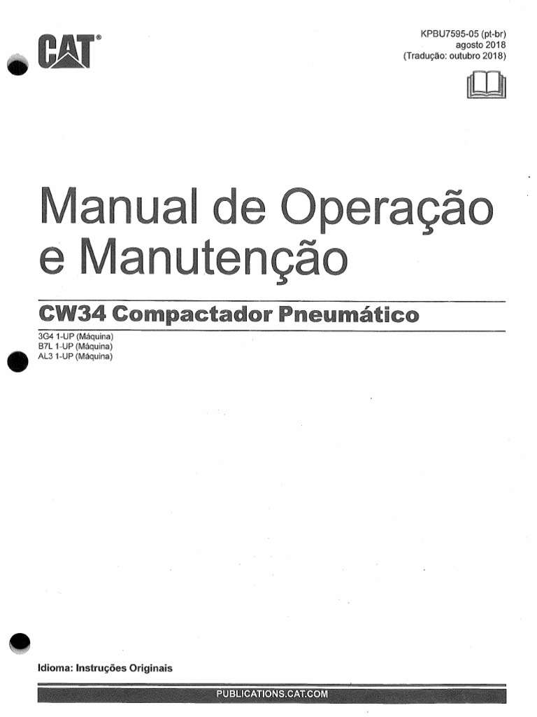 Manual de Operacao e Manutencao Cw34 | PDF Manual de Operacao e Manutencao Cw34 | PDF
