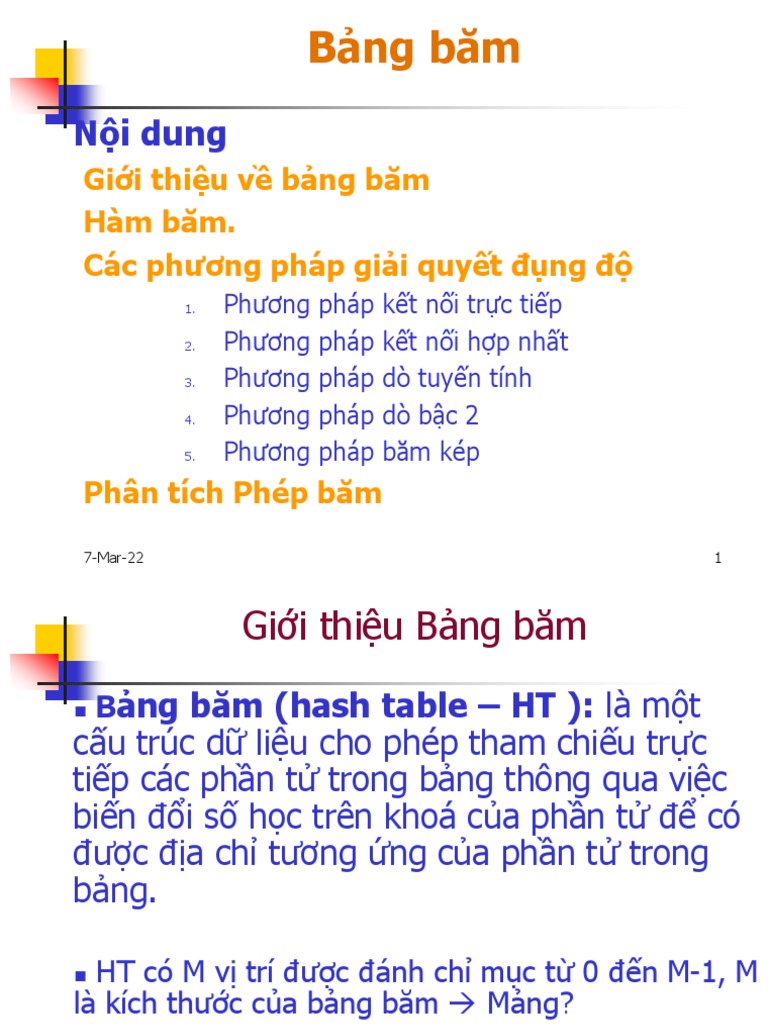 Buoi11-Bang Bam | PDF