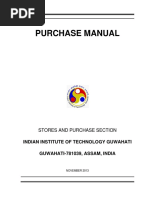 Sample Purchase Manual and Procedures | PDF | Procurement | Supply Chain