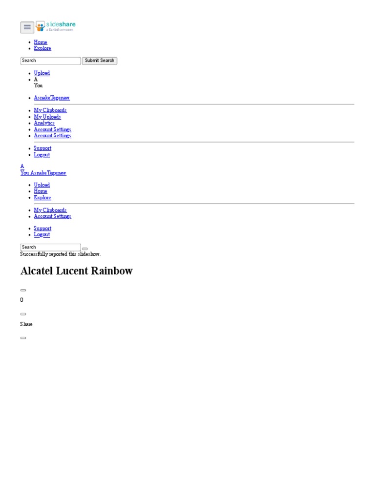 Alcatel Lucent Rainbow | PDF | Voicemail | Mobile App