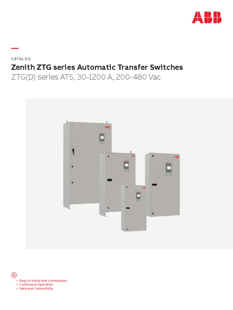 Catalogo ATS Zenith | PDF | Switch | Power Supply
