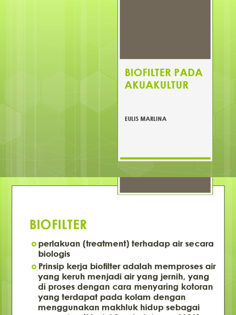 Biofilter Pada Akuakultur | PDF | Sains & Matematika