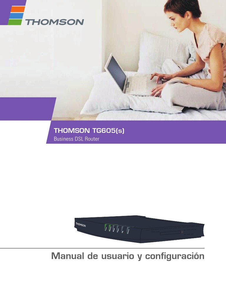 Router Thompson TG605s | PDF | Microsoft Windows | Windows 7