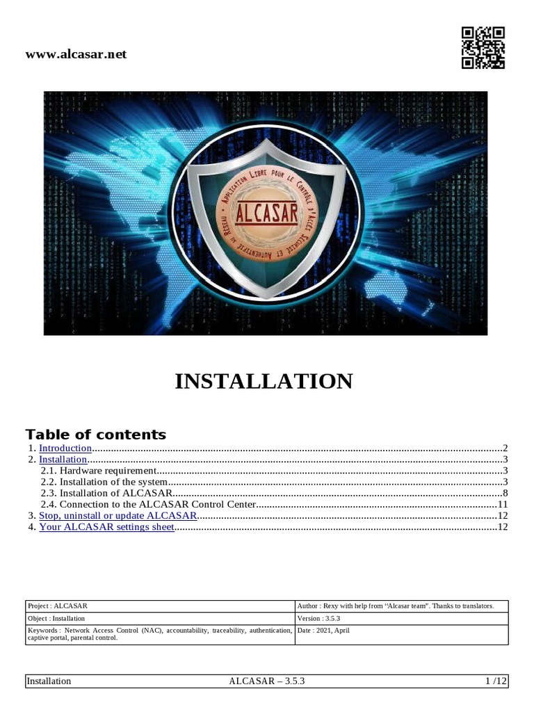Alcasar 3.5.4 Installation en | Descargar gratis PDF | Computer Network ...