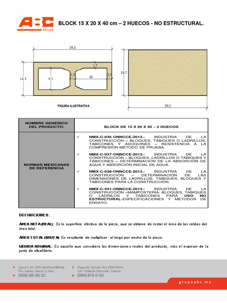 Ficha Block 15 Actual Formato | PDF | Aislamiento térmico | Materiales