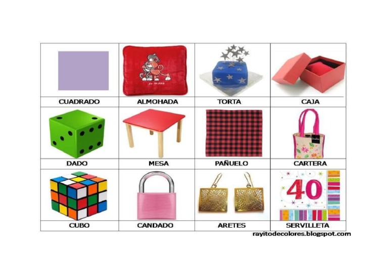 Objetos de Forma Cuadrada | PDF