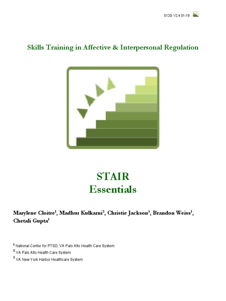 STAIR | PDF | Psychological Trauma | Emotional Self Regulation