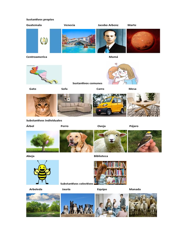 Sustantivos Propios | PDF