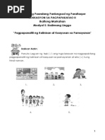 Filipino 2 - Q2-M6 Pagpapahayag Ang Sariling Ideya, Damdamin o Reaksyon | PDF