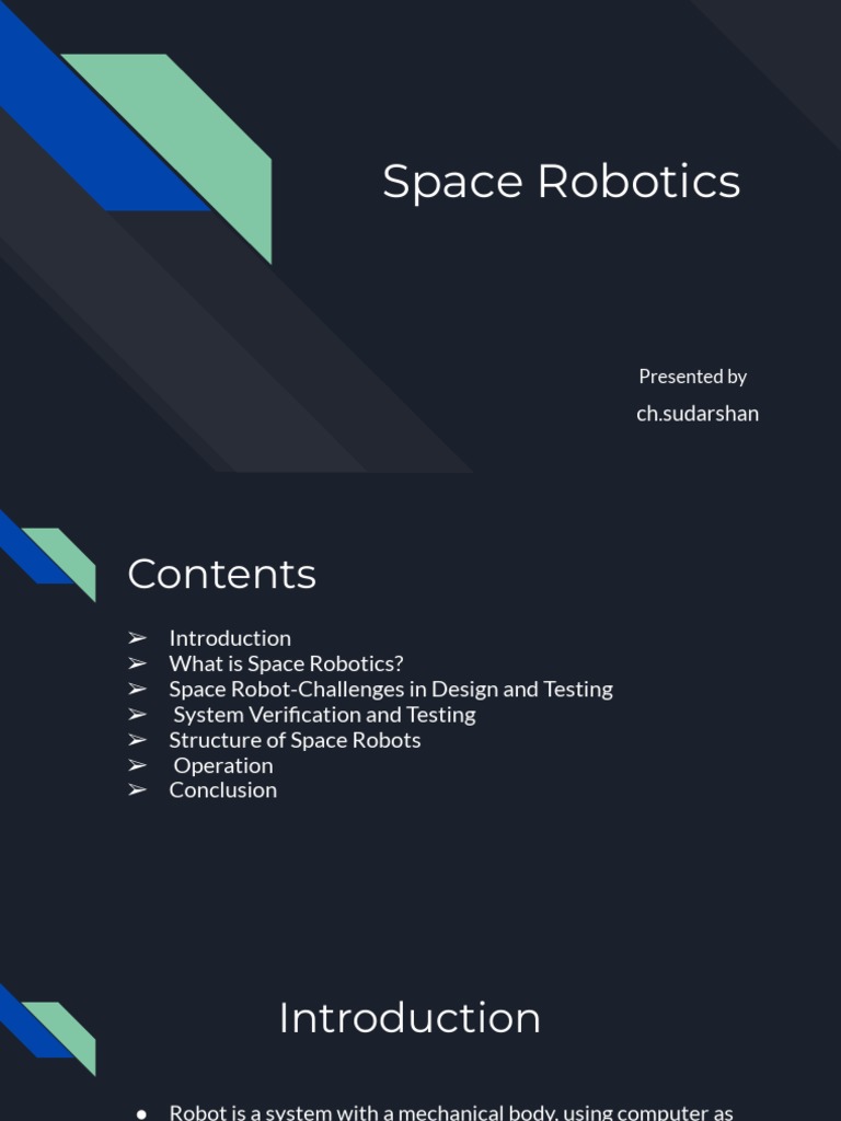 Space Robotics | PDF | Robotics | Canadarm