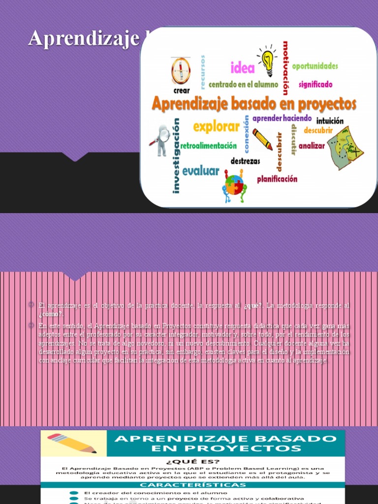 Aprendizaje Basado en Proyectos | PDF | Aprendizaje | Plan de estudios