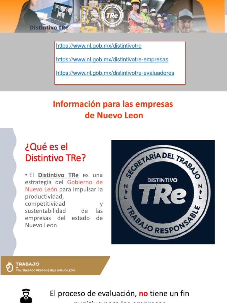 Información Distintivo TRe para Las Empresas | PDF | Business | Derecho ...