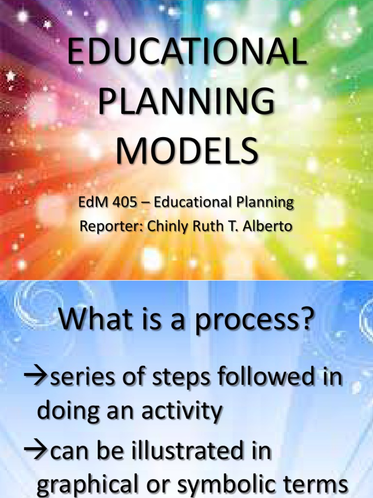 Educational Planning Models: Edm 405 - Educational Planning Reporter ...