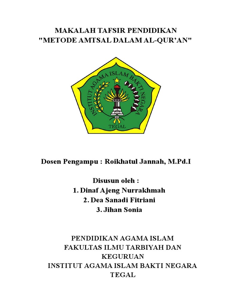 Makalah Tafsir Pendidikan | PDF