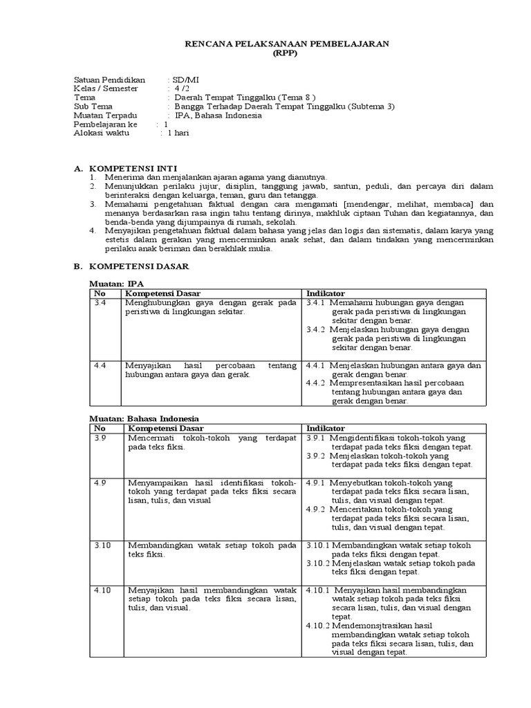 11.daerah Tempat Tinggalku (Tema 8) STM 3 | PDF