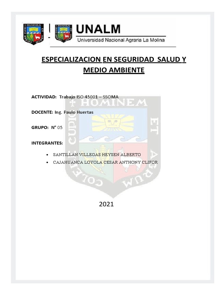 Caratula UNALM | PDF