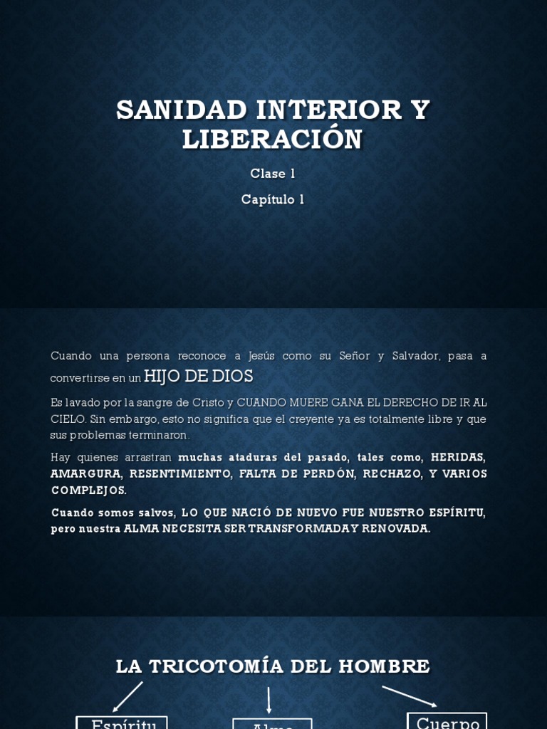 Sanidad Interior y Liberación Presentación | PDF | Alma | Mente