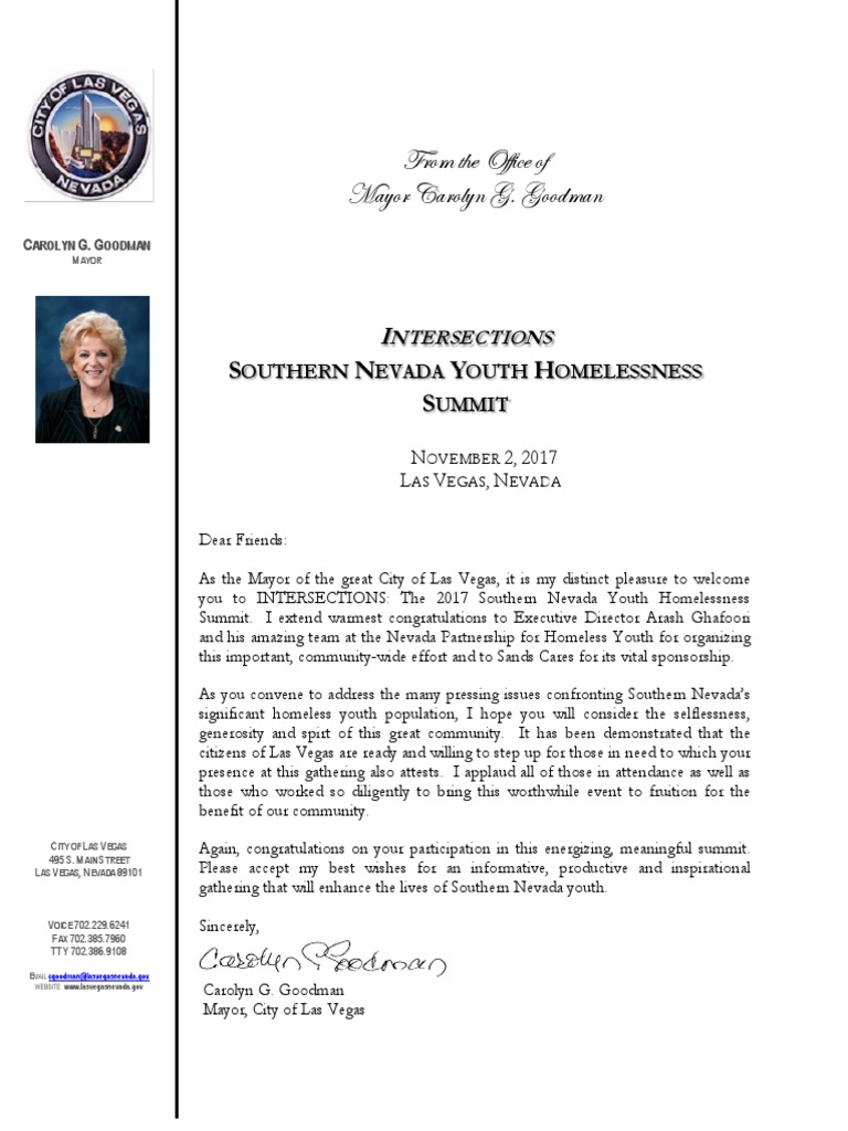 Mayor Support Letter | PDF