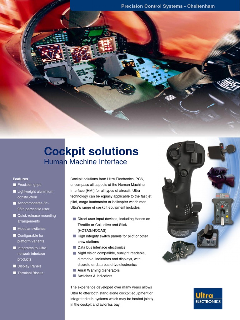 Cockpit Solutions HMI | PDF | Cockpit | User Interface