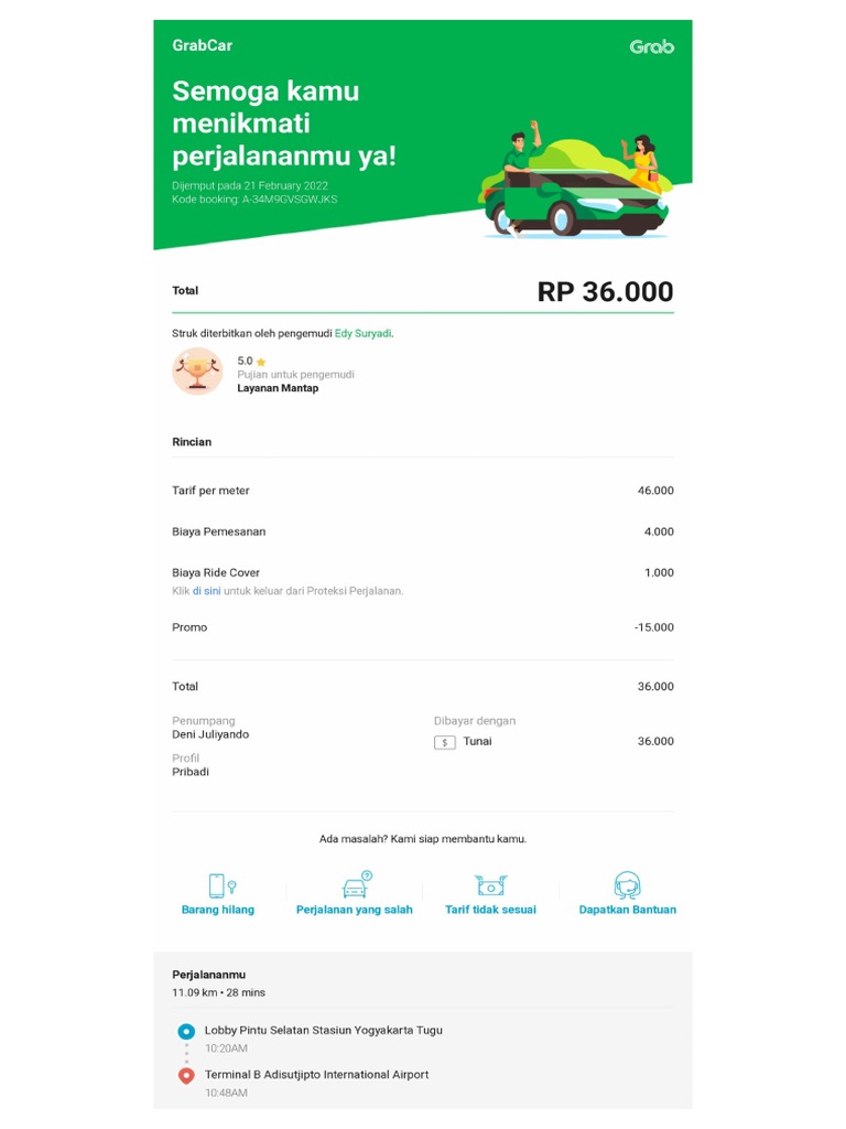 Invoice Grab YK-JOG | PDF