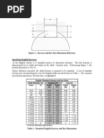 Keyway and Key Size Dimensions PDF | PDF | Manufactured Goods ...