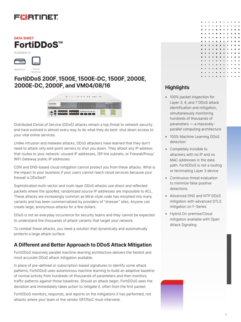 Fortiddos: Fortiddos 200F, 1500E, 1500E-Dc, 1500F, 2000E, 2000E-Dc ...