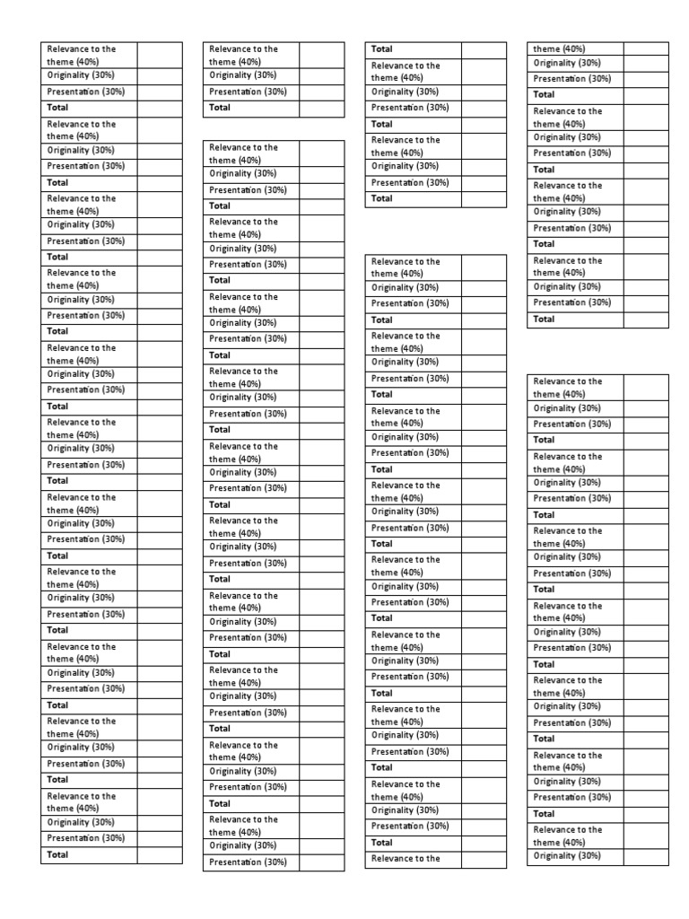 Criteria Poster Making | PDF