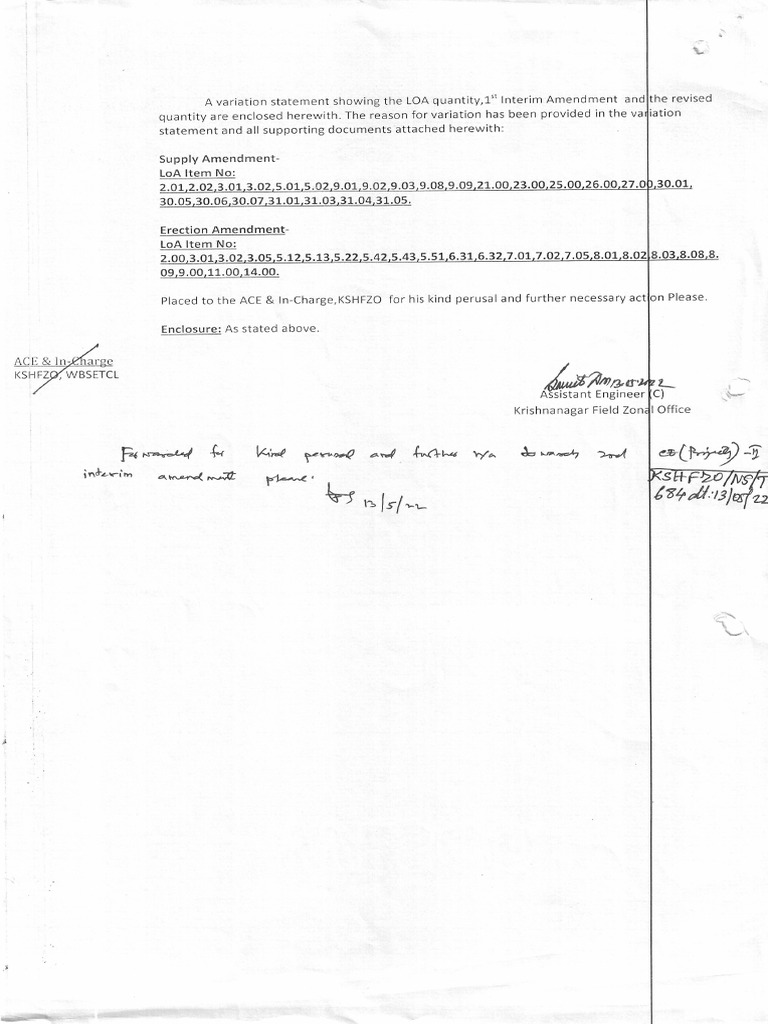 Amendment Note Sheet-2 | PDF