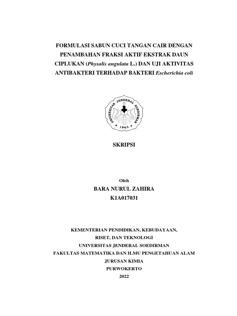 Skripsi Sabun Cair Pdf