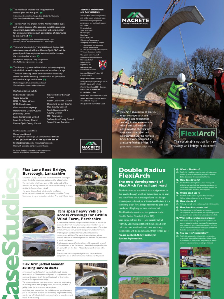 Double Radius Flexi Arch.96211553522549612 | PDF | Bridge | Road