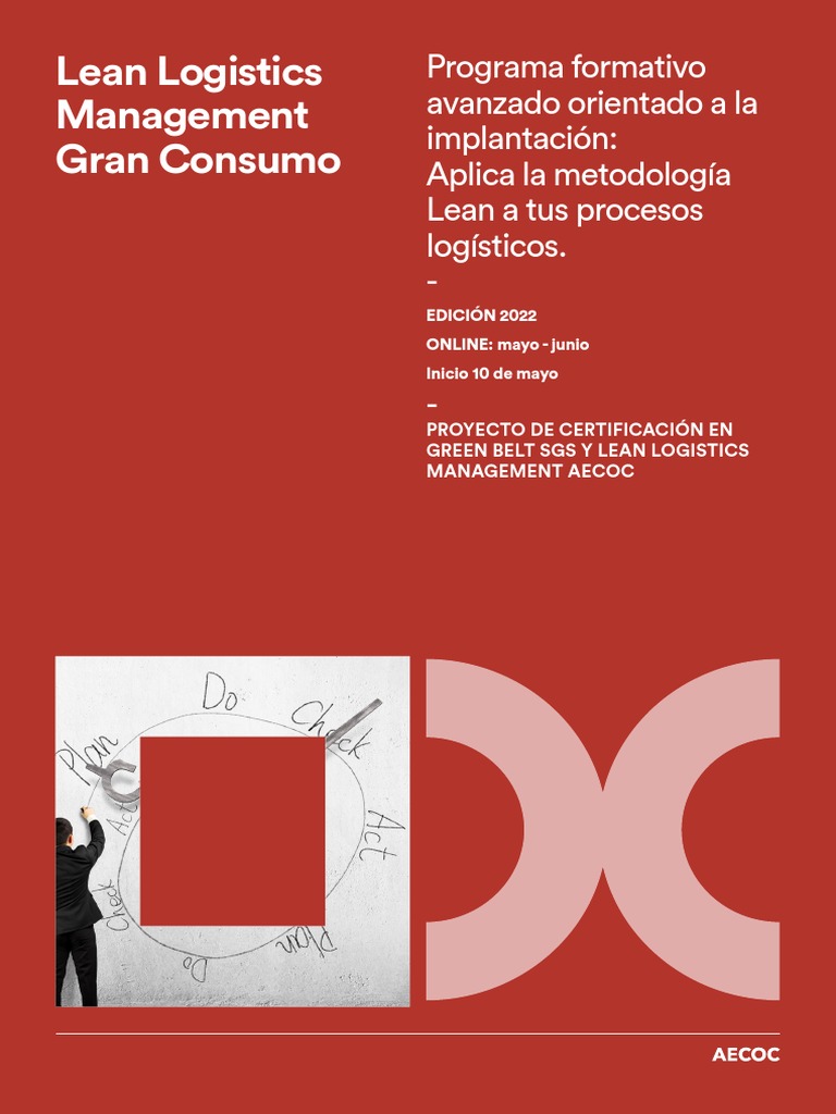 Programa Lean Logistics 2022 - Online - 1642596970761 | PDF | Lean Manufacturing | Logística
