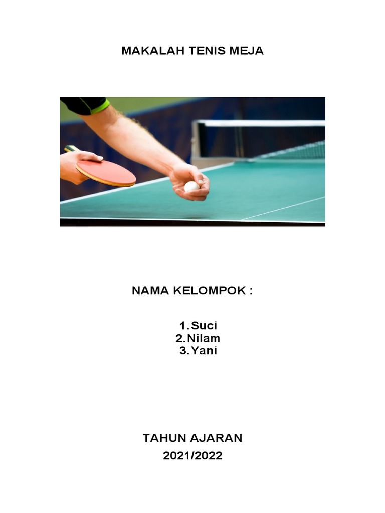 Teknik dan Aturan Tenis Meja | PDF | Olahraga & Rekreasi