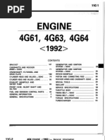 Mitsubishi 4G54 Engine Specifications | PDF | Piston | Transmission ...