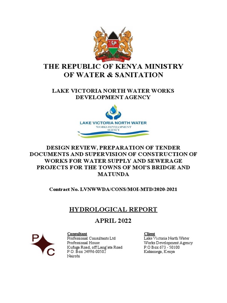 Hydrological Report | PDF | Drainage Basin | Loam