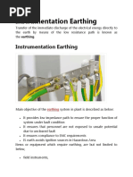Instrumentation Earthing System | PDF | Cable | Electrical Engineering